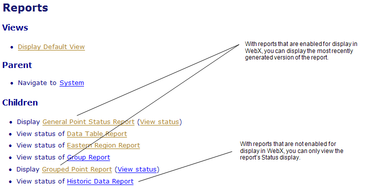 ORIGINAL WebX Clients Guide - View the Most Recently Generated Version of a Report on a WebX ...